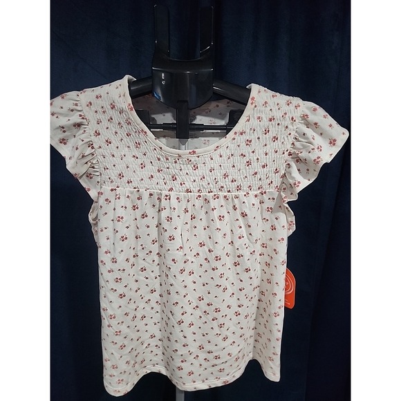 wonder nation | Shirts & Tops | Xl Wonder Nation Ruffle Knit Topp Cream ...